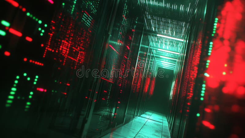 A High-density Data Center Infrastructure, Known As the Server Room ...