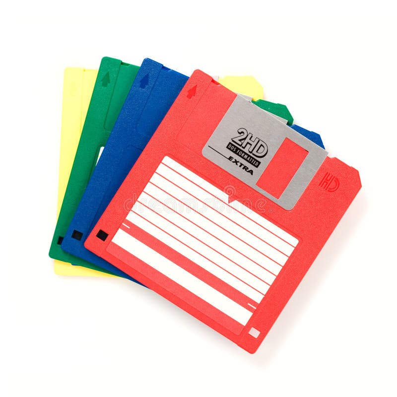 High Density Plastic Diskette 2HD Stock Photo - Image of density, tech ...