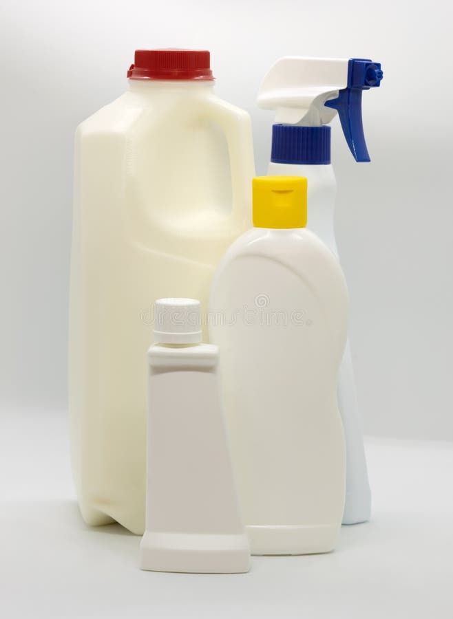 High-density Polyethylene, HDPE Stock Image - Image of shallow, bottle ...