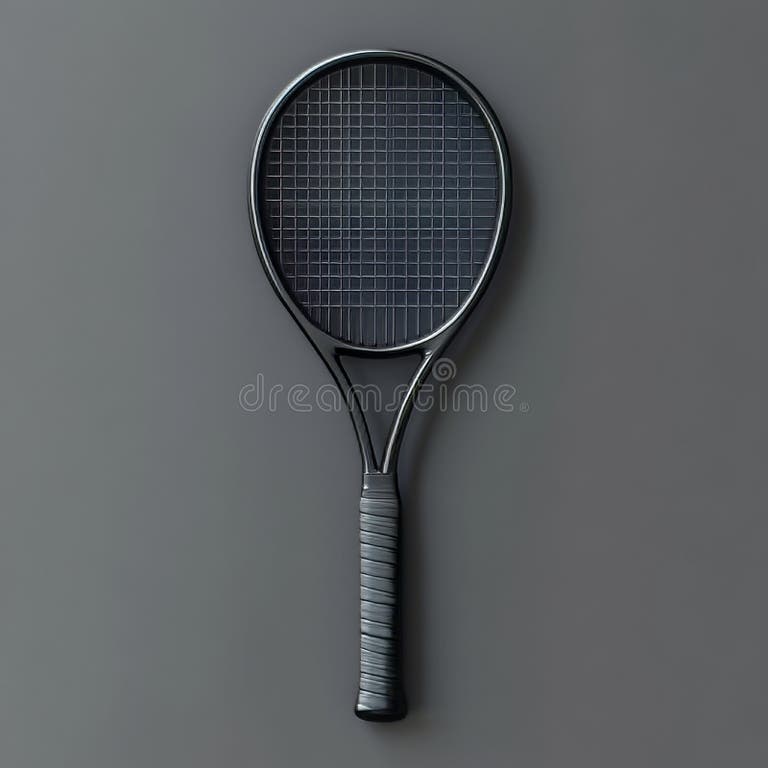 High Detail is Applied To this 3D Tennis Racket Model Which Also ...