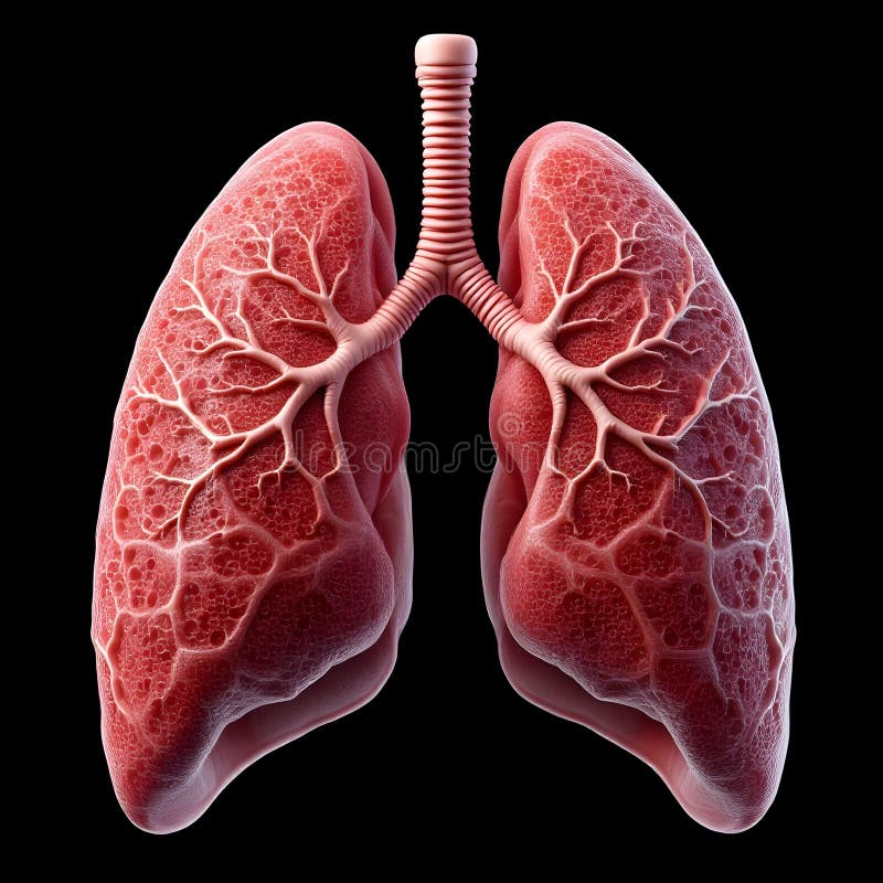 Detailed 3D Render of Human Lungs Anatomy: a Visual Guide To ...