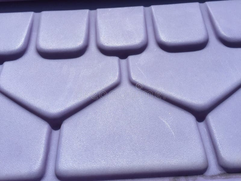 Plastic purple roof stock image. Image of high, roof - 99368101