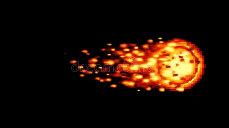 High Detail Pixel Art Animated Fireball Explosion Frames for Game ...