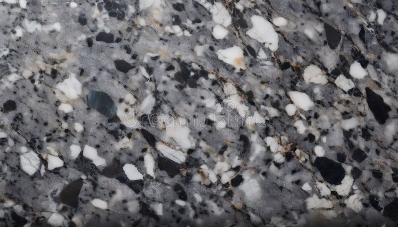 Polished Firefly Granite Surface Displaying Intricate Speckled Pattern ...