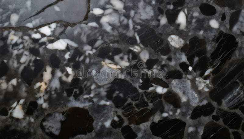 Polished Firefly Granite Surface Revealing Intricate Speckled Pattern ...