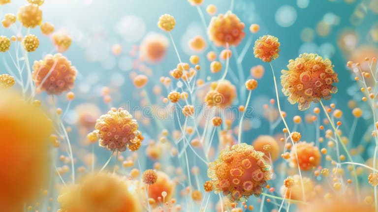 High Detail Proteomics Analysis of Proteins in Cells Under Microscope ...