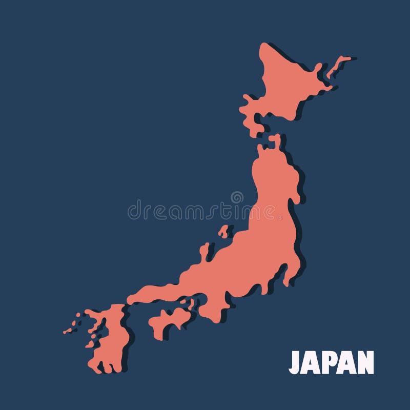 Detailed Colorful Japan Map Stock Illustrations – 150 Detailed Colorful ...
