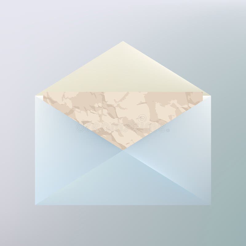 Detailed Envelope Illustration Stock Illustration - Illustration of ...