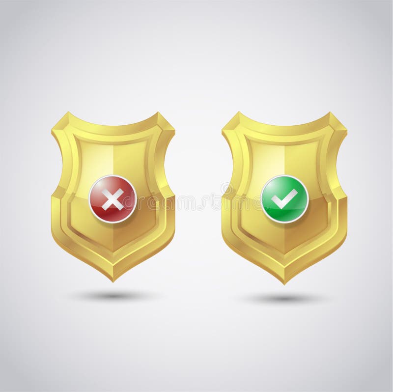 High Detailed Shield Illustration Stock Vector - Illustration of armour ...