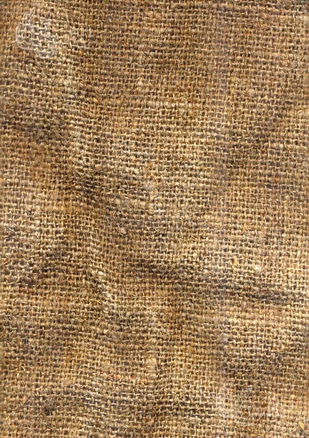 High Detailed Texture of a Burlap Material. Light Natural Linen Texture ...