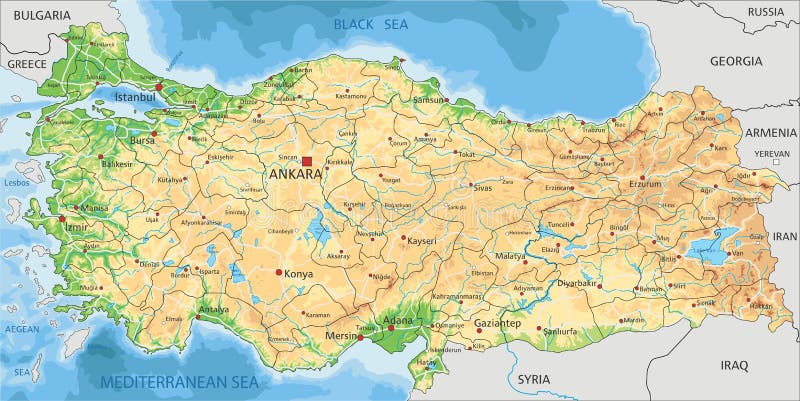 Turkey Topography Stock Illustrations – 1,232 Turkey Topography Stock ...