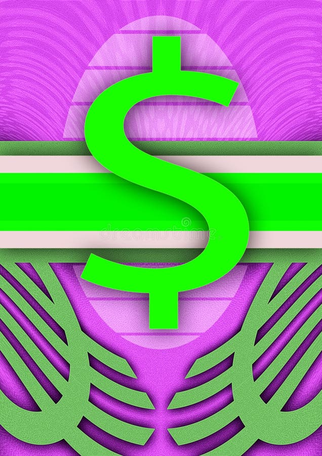 High dollar stock illustration. Illustration of design - 10839855