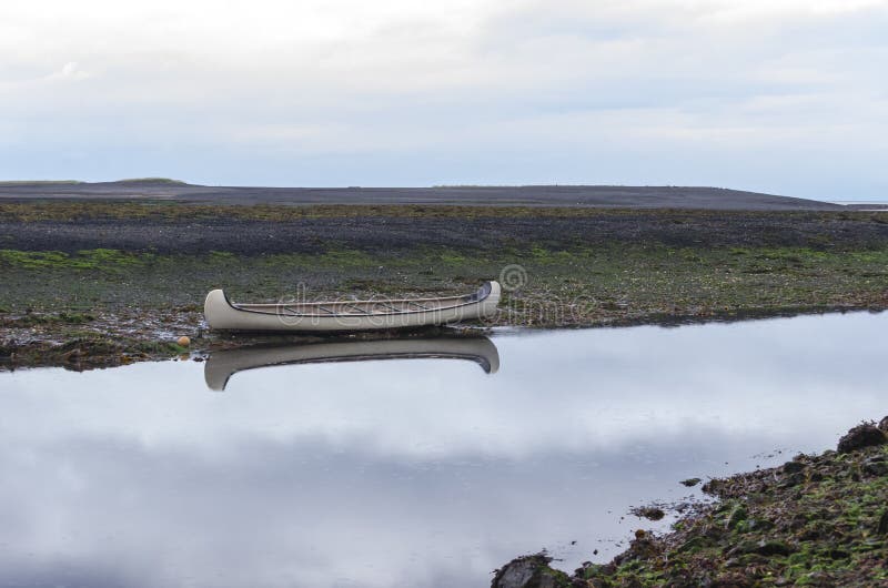 High and Dry Canoe stock photo. Image of canoe, high - 43814784