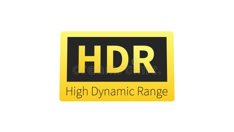 High Dynamic Range Imaging, High Definition. HDR. Motion Graphics ...