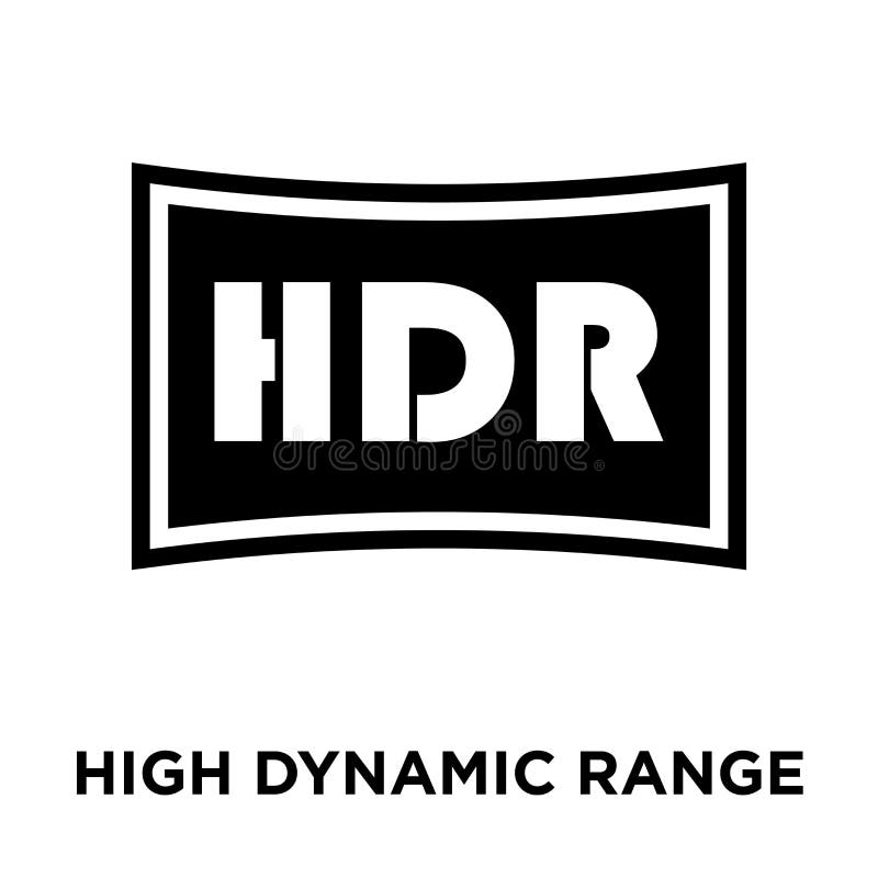 High Dynamic Range Imaging Icon Vector Isolated on White Background ... High Dynamic Range Imaging Icon Vector Isolated on White Background ...