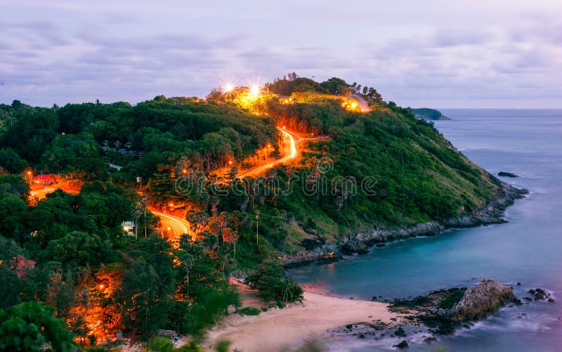 High Dynamic Range Technique, View Point, Phuket Thailand Stock Photo ...