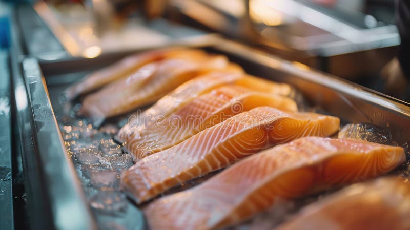 High-Efficiency Fish Processing Machinery in Action at Modern Seafood ...