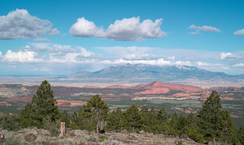 High Elevation Desert View. Stock Image - Image of boulders, nature ...