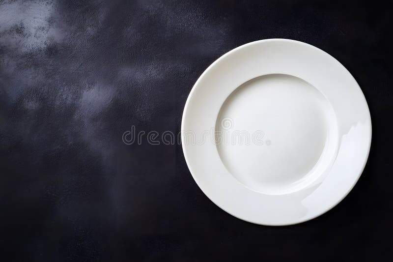 High-end Dinner Plate with Ample Negative Space on Side, Perfect for ...