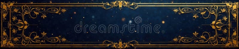 High-end Event Invitation with Golden Accents and Intricate Patterns ...