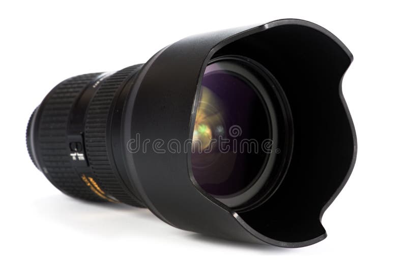 High End Lens for a DSLR Camera Stock Photo - Image of optical, action ...