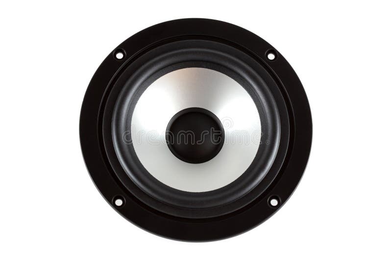 High-End Low Mid-range Driver Loudspeaker Stock Photo - Image of black ...