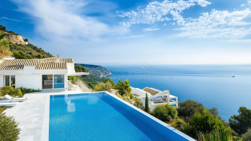 A High-end Mediterranean Villa with an Infinity Pool Overlooking the ...