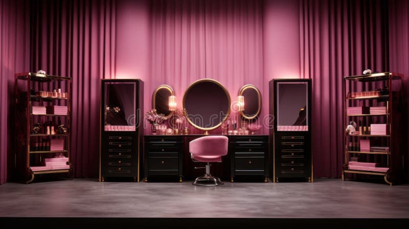 High End Presentations with Luxurious Cosmetic Backdrop Stock ...