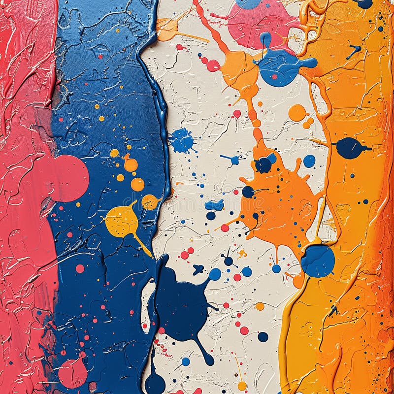 High-end Splatter Design Canvas for Sophisticated Visuals. Stock ...