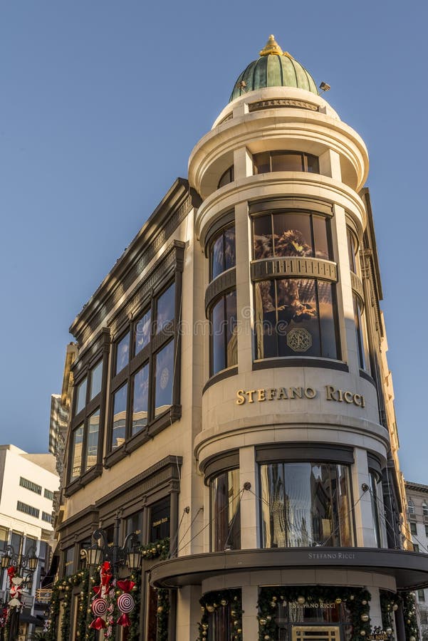 High end store Rodeo drive editorial stock photo. Image of california ...