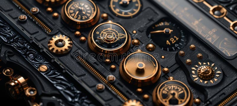 Luxurious Watch Customization App Progress Bar with Metallic and Gem ...