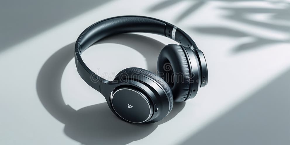 High-End Wireless Headphones in Chic Design – AI-Generated Visual Stock ...