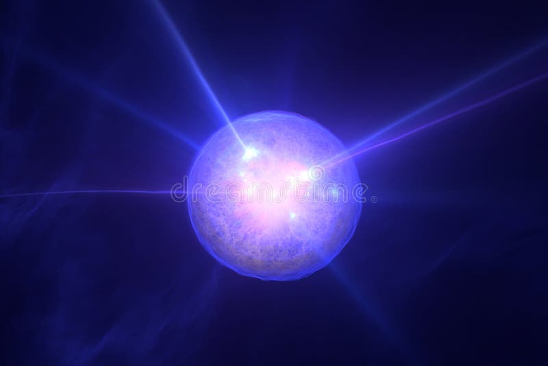 High Energetic Particle. Science and Research. Particle Physics Stock ...