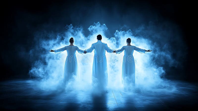 High Energy Dance Sequence with Dynamic Lighting Stock Illustration ...