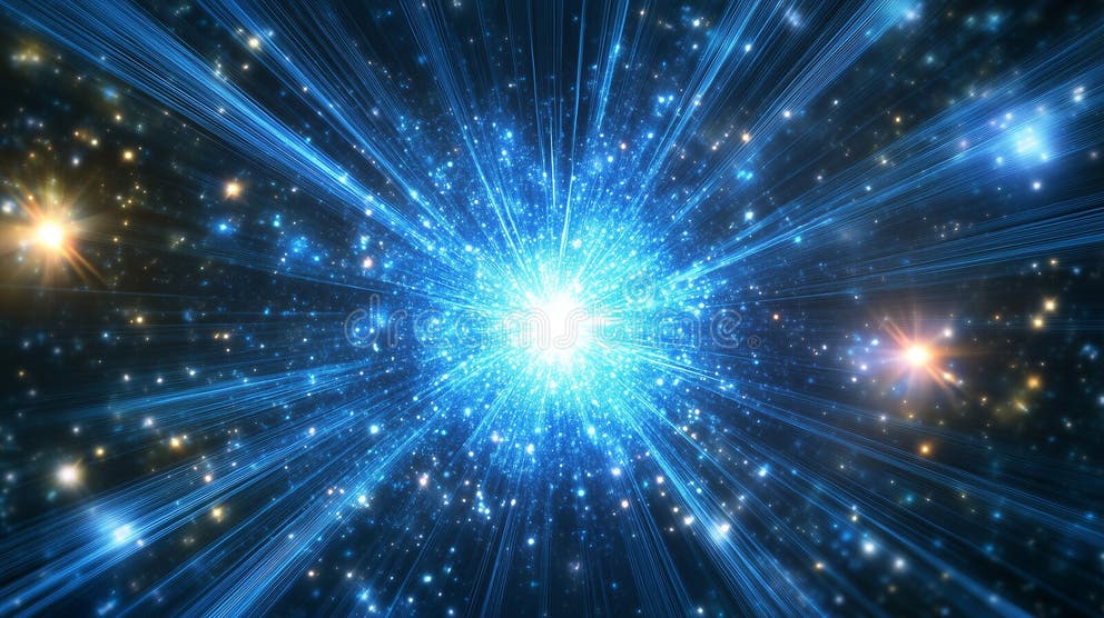 High-Energy Light Explosion - a Stunning Visual Representation of ...