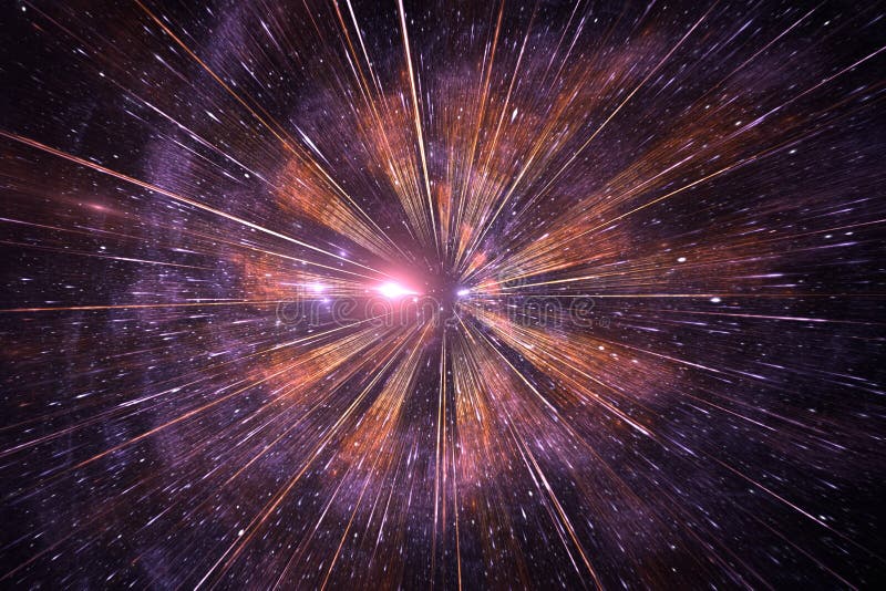 High-energy Particles Explosion Stock Illustration - Illustration of ...