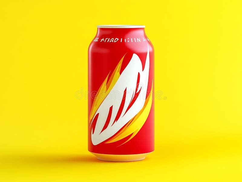 High-energy Red and White Vector Brand Icon for an Energy Drink Brand ...