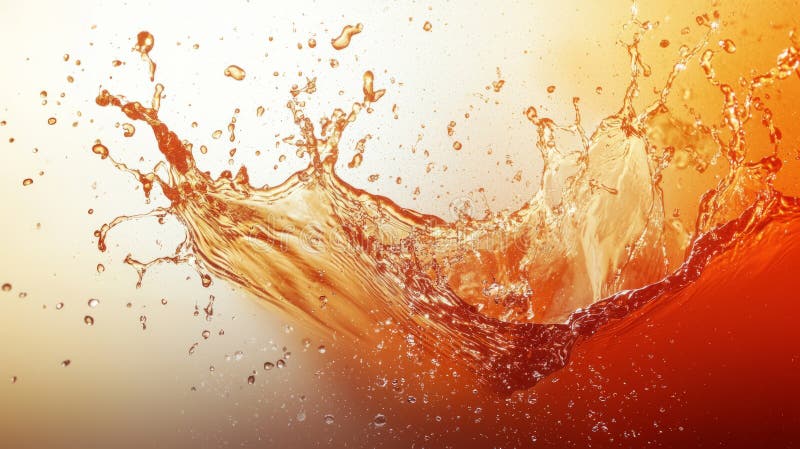 High-energy Water Splash with Droplets Scattering Stock Image - Image ...