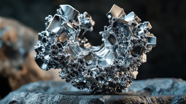 High Entropy Alloy Forming with Complex Multi-Element Structure Stock ...