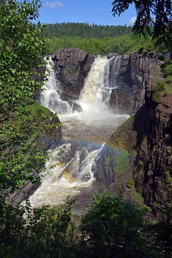 High falls 3 stock image. Image of rock, fresh, park - 32248527