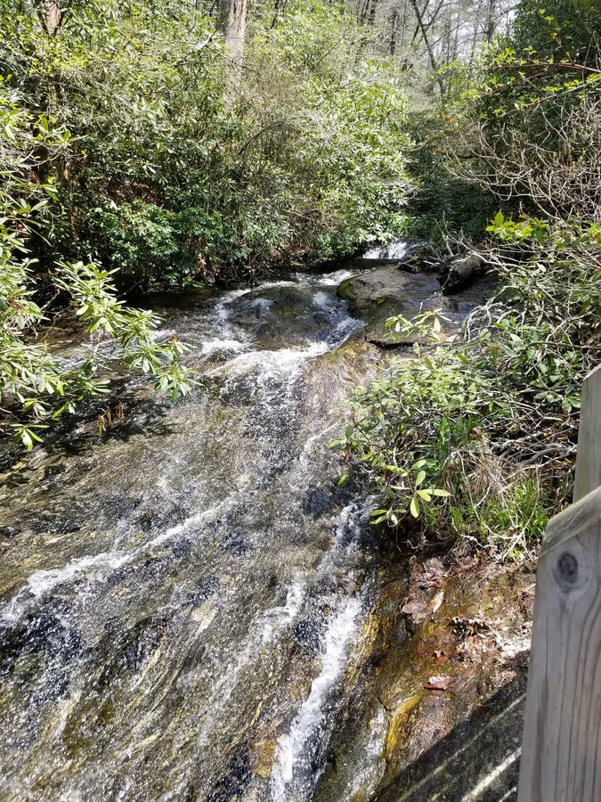 High Falls Waterfall Hiking Trails Stock Photo - Image of falls, hiking ...