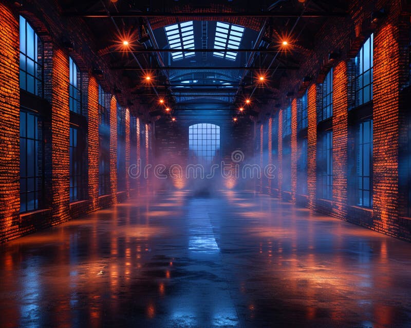 High-fashion Runway in a Converted Industrial Space with Raw Textures ...