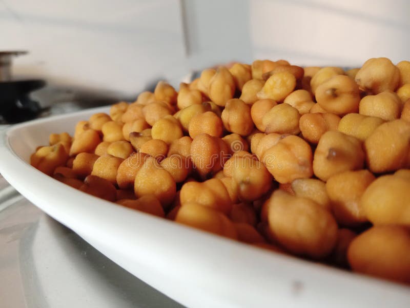 High Fiber Grain Soaked Fresh Bengal Gram Stock Image - Image of ...