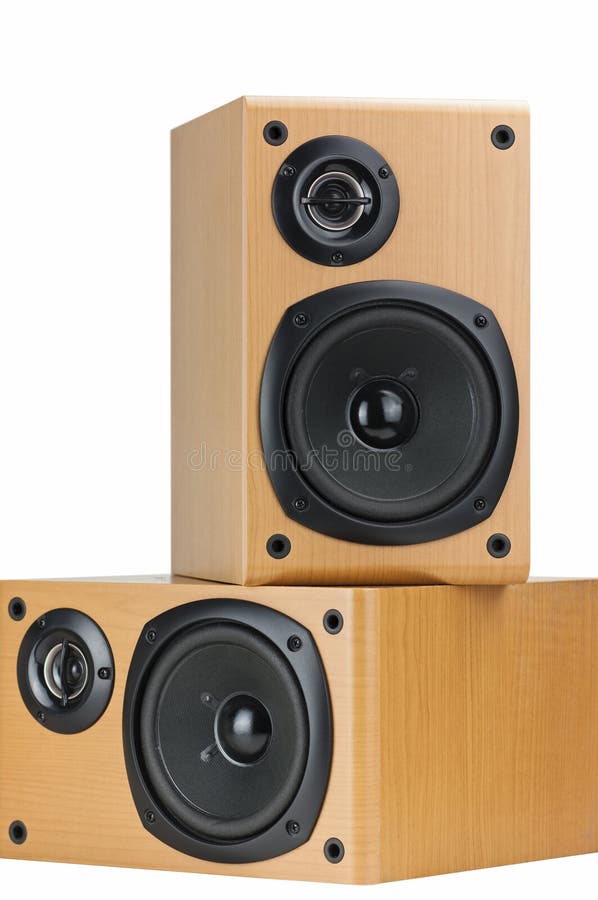 High Fidelity Audio Stereo System Sound Speaker Stock Photo - Image of ...