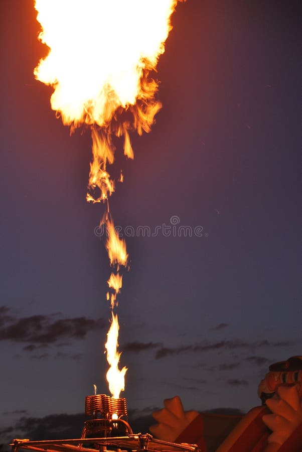 High fire from a balloon stock image. Image of decoration - 28983915