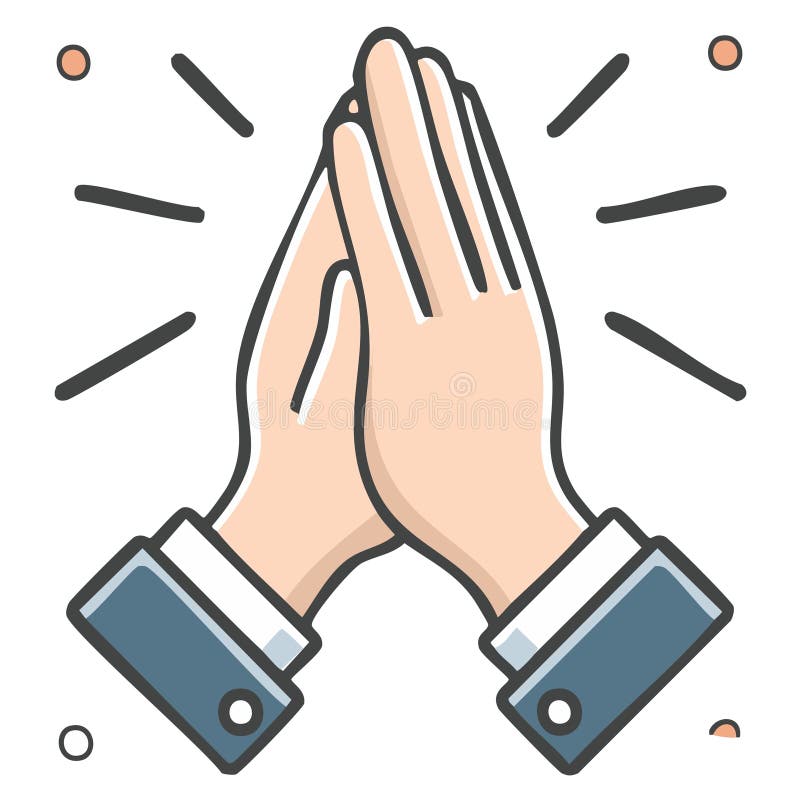 High Five Gesture Illustration of Collaboration and Teamwork Success ...