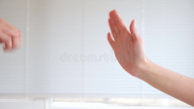 High Five, Hand Slap. 4k, Slow-motion Stock Video - Video of hand ...