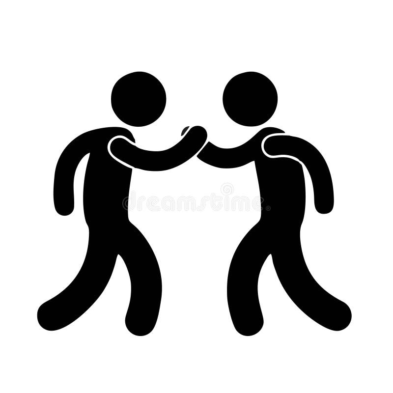 High Five Icon Isolated on White Background from Teamwork Collection ...