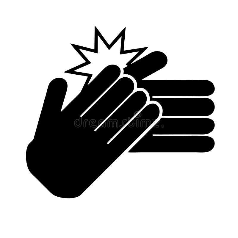 High Five Icon Isolated on White Background from Teamwork Collection ...