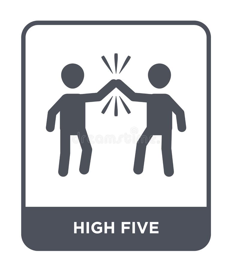Flat Design High Five Stock Illustrations – 2,204 Flat Design High Five ...